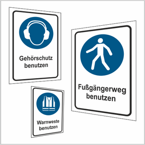 DIN ISO Schilder Sicherheitskennzeichnung Rettungszeichen