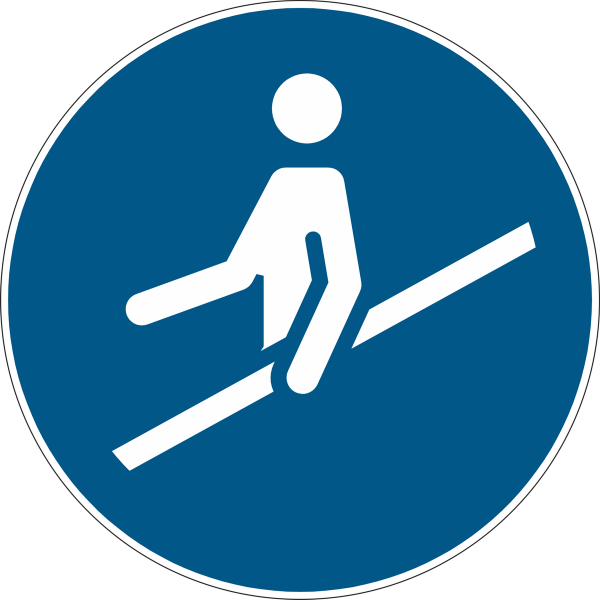 Verbotsaufkleber, Allgemeine Gebote, Gebotsschilder